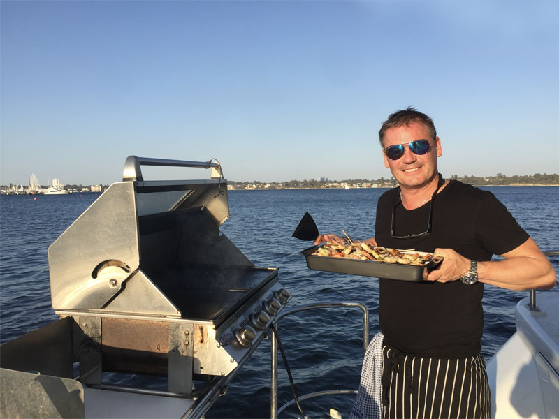 BOAT CATERING | Boat Charter Hire Perth WA | Boat menus for Parties