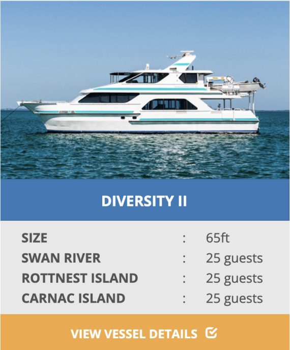 PERTH CHARTER BOAT HIRE: 0 to 30 passengers Swan River/Rottnest