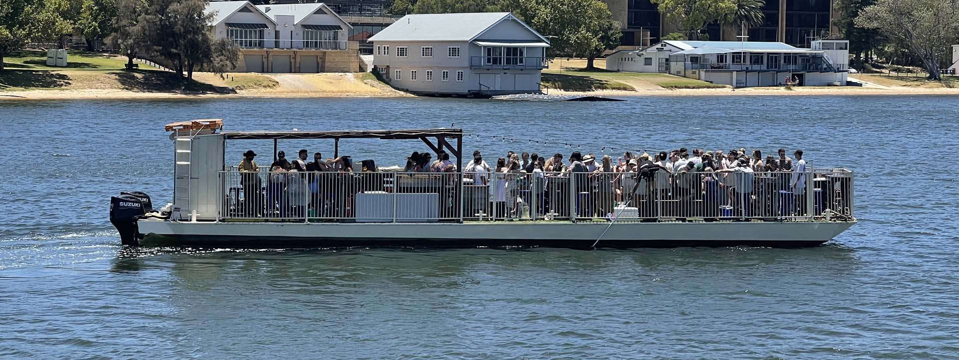 HULA BULA Boat Charters | Party boat hire | Swan River WA